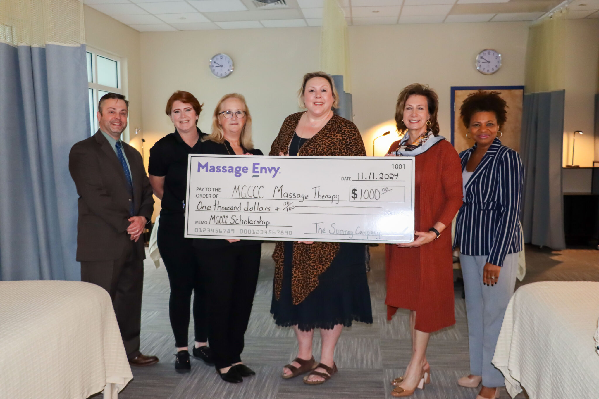 MGCCC’s Massage Therapy Program receives donation from The Sunray ...